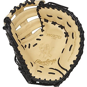 Rawlings | HEART OF THE HIDE Baseball First Base Glove | Traditional Break-In | 13" | Single Post - Double I Bar Web | Right Hand Throw