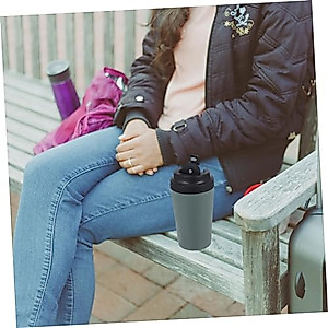 Veemoon Insulated Coffee Tumbler with Leak Lid Travel Coffee Cup for Hot and Cold Drinks Reusable Lined Travel Mug