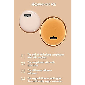 Dr.Ceuracle Vegan Kombucha Tea Essence 5.07 fl.oz. | Detoxifying impurities for healthy complexion and providing hydration, Vegan all in one essence for All skin Types with Kombucha Tea Extract