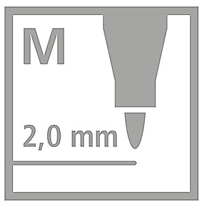 Stabilo 015187 Power Wallet Coloring Pens , Set of 24 , Multicolored