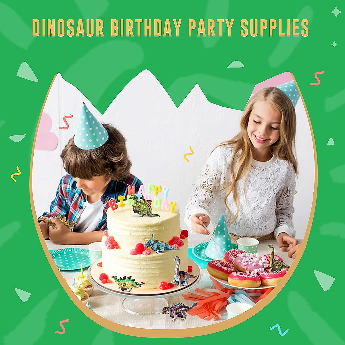 CYURMJUN Dinosaurs Eggs Toys for Kids, Eggs Filler Dinosaur Pull Back Cars Toy, Dino Vehicles Toys for Boys Girls Birthday Gifts(6Pack)