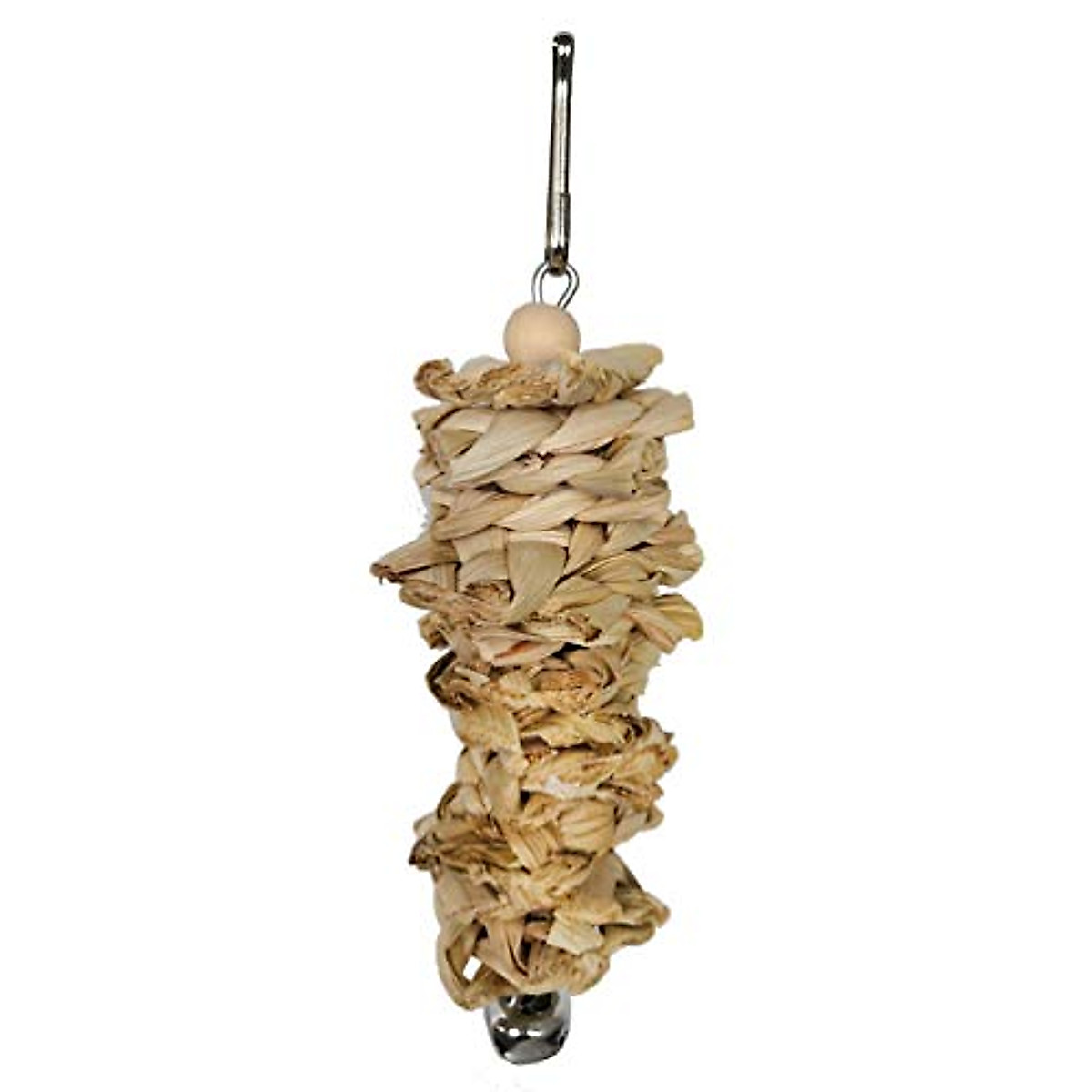 N / A 7/8 pcs Bird Toys, Parrot Natural Wood Hanging Swing Standing Climbing Chewing Perch Hammock Rope Ladder Bell Bird Cage Toys for Parrots, Love Birds, Parakeet, Mynah, Conure, Cockatiel