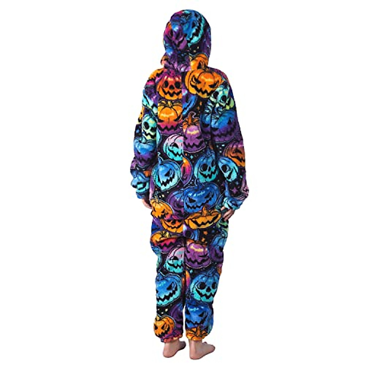 Kids Hooded Onesie Pajamas Soft Flannel Cosplay Halloween Pajamas Costume Gift for Girls Boys Sunshine Galaxy 7-8 Years