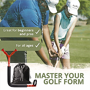 VeraDelaCruz Golf Swing Motion Trainer, Golf Swing Trainer - Golf Swing Training Aid - Golf Practice Posture Correction - Golf Practice Equipment - Golf Trainer - Golf Aids - Golf Gifts for Men