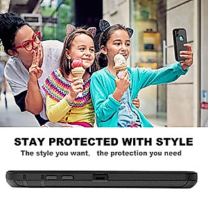 AICase iPhone X/XS Case, 3 in 1 Scratch Resistant, Drop Proof Heavy Duty Soft TPU+ Hard PC Hybrid Truly Shockproof Armor Protective for iPhone X (Black)