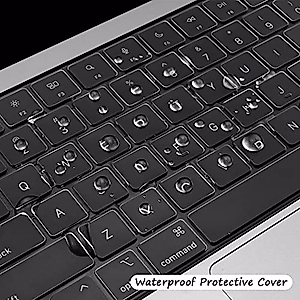 Arisase Ultra Thin TPU Keyboard Cover Skin for Newest MacBook Air 15.3" with M2 Chip 2023-Released (Model: A2941) Soft Laptop Protective Accessories US Layout (Clear)
