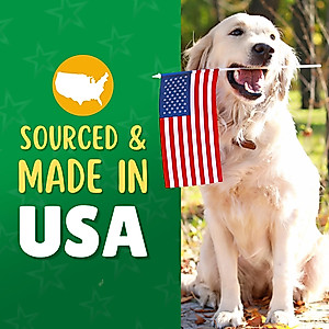 Lucky Premium Treats Chicken Basted Rawhide – All-Natural Rawhide and Beef Dog Treats for Small Dogs, Gluten Free Premium Small Dog Treats (60 Chews)