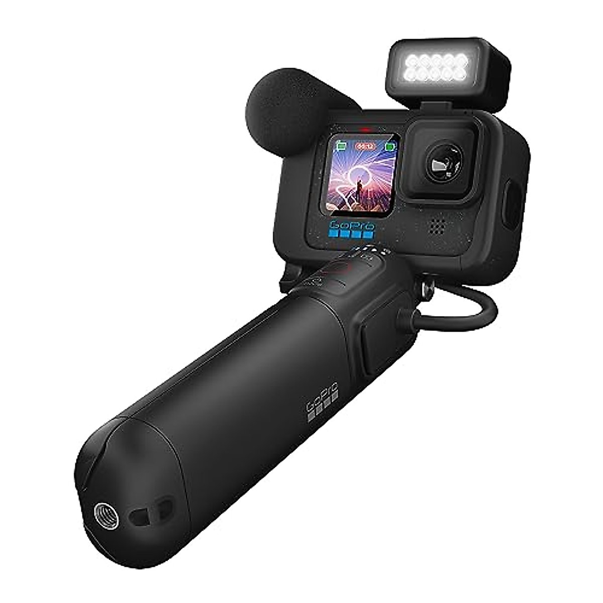 GoPro HERO12 Black Creator Edition - Includes HERO12 Black , Volta (Battery Grip, Tripod, Remote), Media Mod, Light Mod, Enduro Battery, and Carrying Case