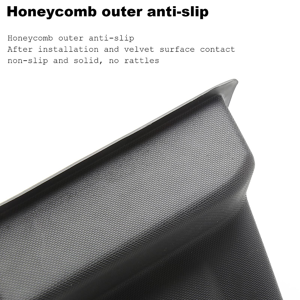 CYBERBEANS Left Side Storage Bins for Tesla Model 3 Accessories Rear Trunk Organizer Storage Boxes 2021 2022 2023