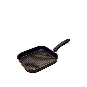 ELO Rubicast Cast Aluminum Kitchen Induction Cookware Grill Pan with Durable Non-Stick Coating, 11-inch