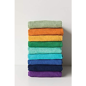 Now Designs Ripple Cotton Dish Towels, Set of 2, Sage 2