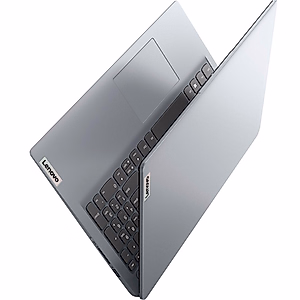 Lenovo Ideapad 1 15.6" HD(1366 x 768) Laptop, AMD Athlon Silver 7120U with 4GB LPDDR5 RAM 1TB SSD Storage, AMD Radeon Graphics, Bluetooth, Wi-Fi 6, Webcam, Windows 11, Cloud Grey, TECL Bundle