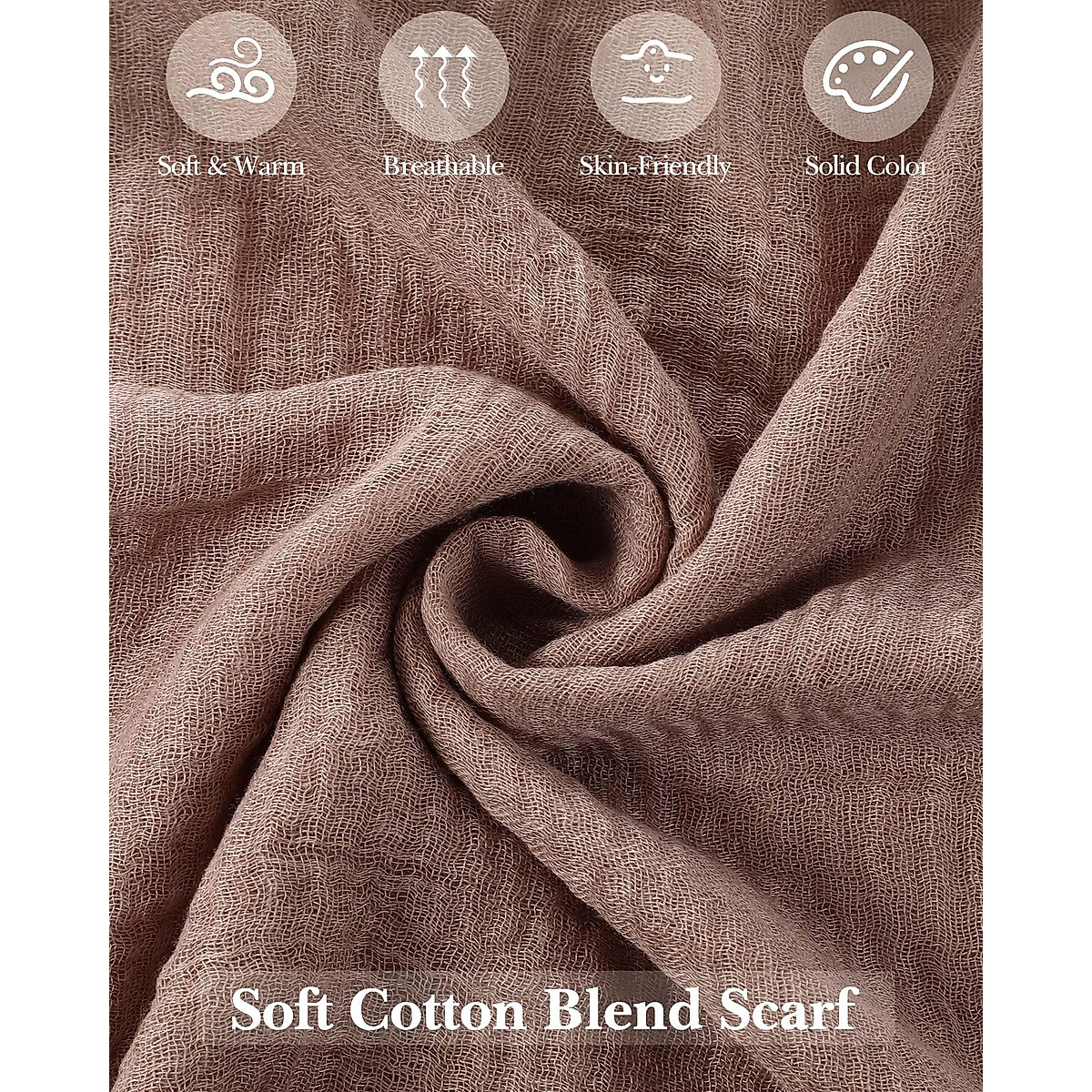 ramede 24 Pcs Women Hijab Scarfs Soft Scarf Shawl Lightweight Long Wraps for Whole Season, 24 Colors