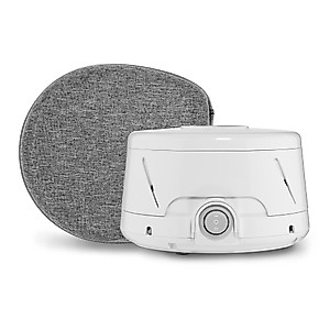 Yogasleep Dohm Classic (White) White Noise Machine + Travel Case, Sound Machine, Soothing Natural Sound from a Real Fan, Noise Cancelling, Sleep Therapy, Office Privacy, Travel