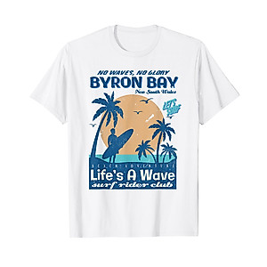 Byron Bay New South Wales Australia Surf Rider Club T-Shirt T-Shirt
