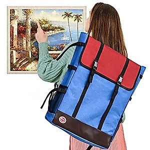 Art Portfolio Case, Art Portfolio Case 18 X 24, Large Art Portfolio Bag Art Portfolio Tote, Art Supply Bag for Art Supplies Storage, Artwork Case Drawing Sketching Painting Artboard Organizer Backpack