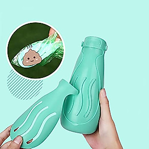 AHEGAS Dog Food Bowl 2in1 Dog Water Bottle Feeding Bowl Outdoor Travel Puppy Cat Drinking Feeder Dispenser for Small Dogs Portable Pet Product ( Color : Blue )