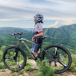 EUROBIKE Mountain Bike 27.5 for Men and Women X1 Frame Adult 3 Spoke Wheel (Yellow)