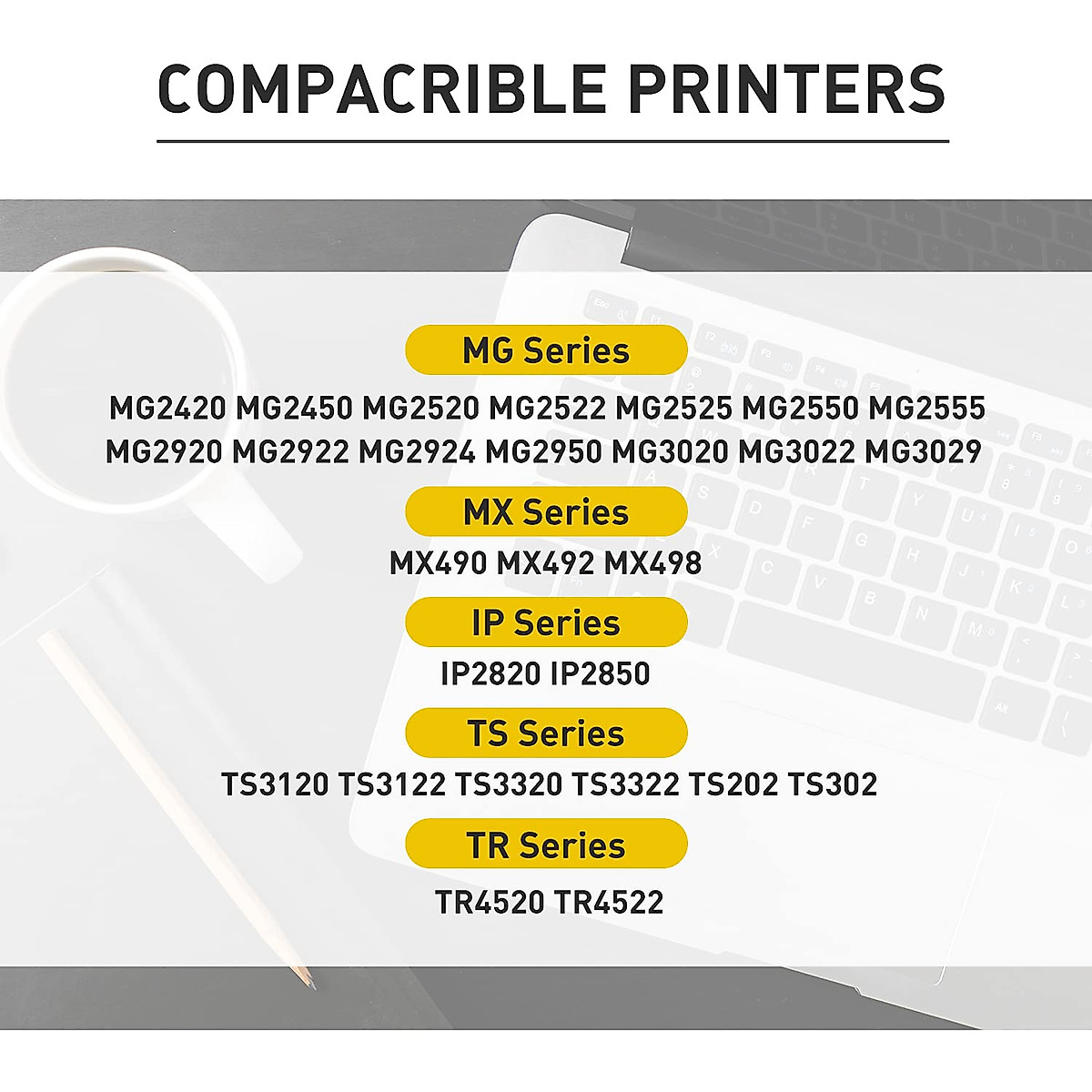 batuto Remanufactured Ink Cartridge 245xl 246xl Combo Pack Replacement for 245 XL Ink Cartridge for Pixma MX490 MX492 MG2522 TR4500 TR4520 TS3100 TS3122 TS3300 TS3322 TS3320(2 Black)