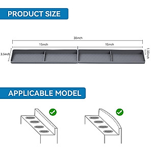 30" Stove Top Shelf Silicone Stove Top Shelf Magnetic Shelf for Kitchen Stove, Spice Rack Organizer Kitchen Shelf Over The Shelf Top, Kitchen Gadgets for Organization and Storage