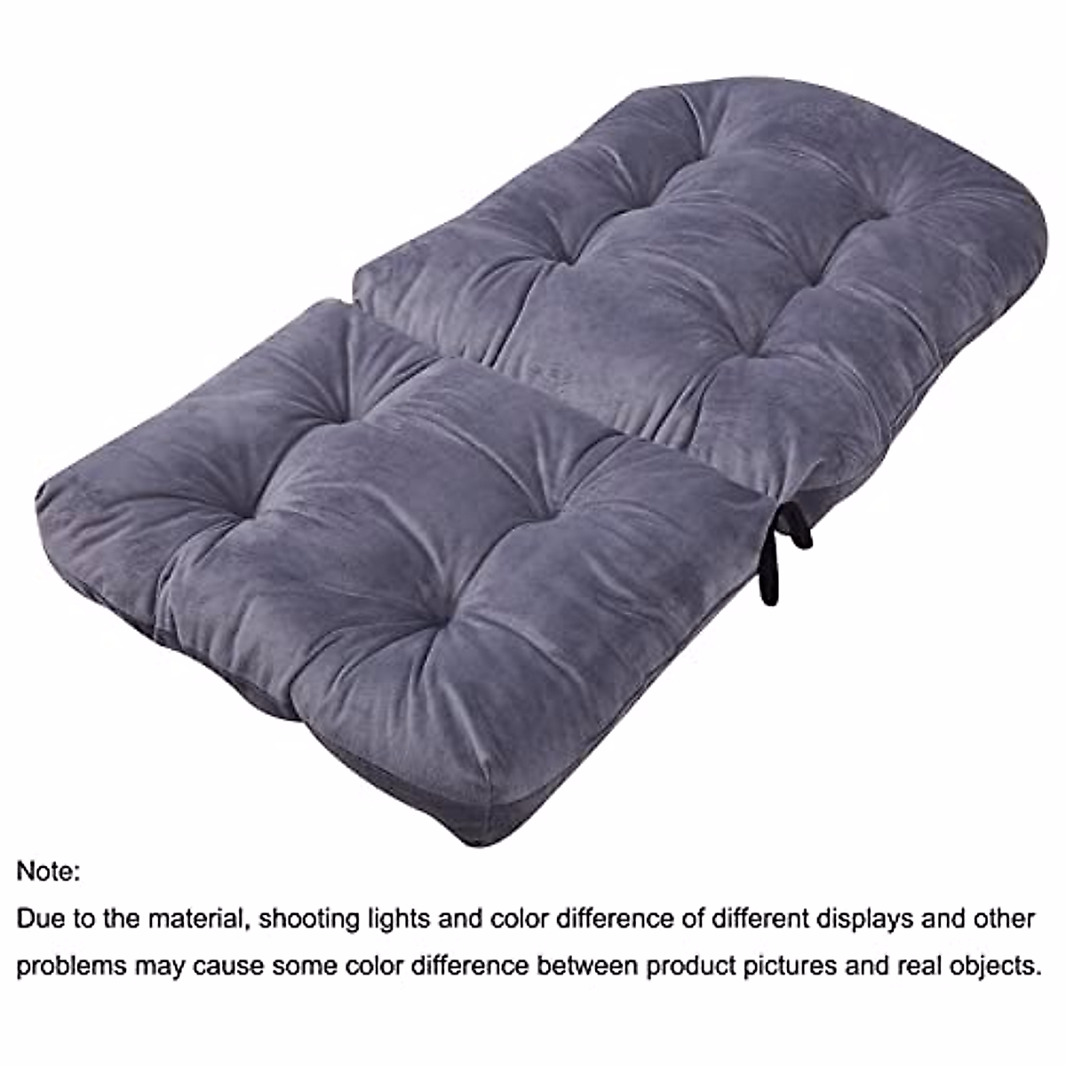 Big Hippo Indoor Adirondack Chair Cushion, Tufted High Back Patio Chair Cushions Soft Thicken Patio Seat Pad for Home Use (Gray)