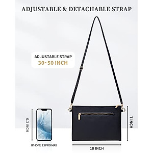 Vorspack Crossbody Bag for Women Small Crossbody Purse PU Leather Shoulder Handbag with Adjustable Strap