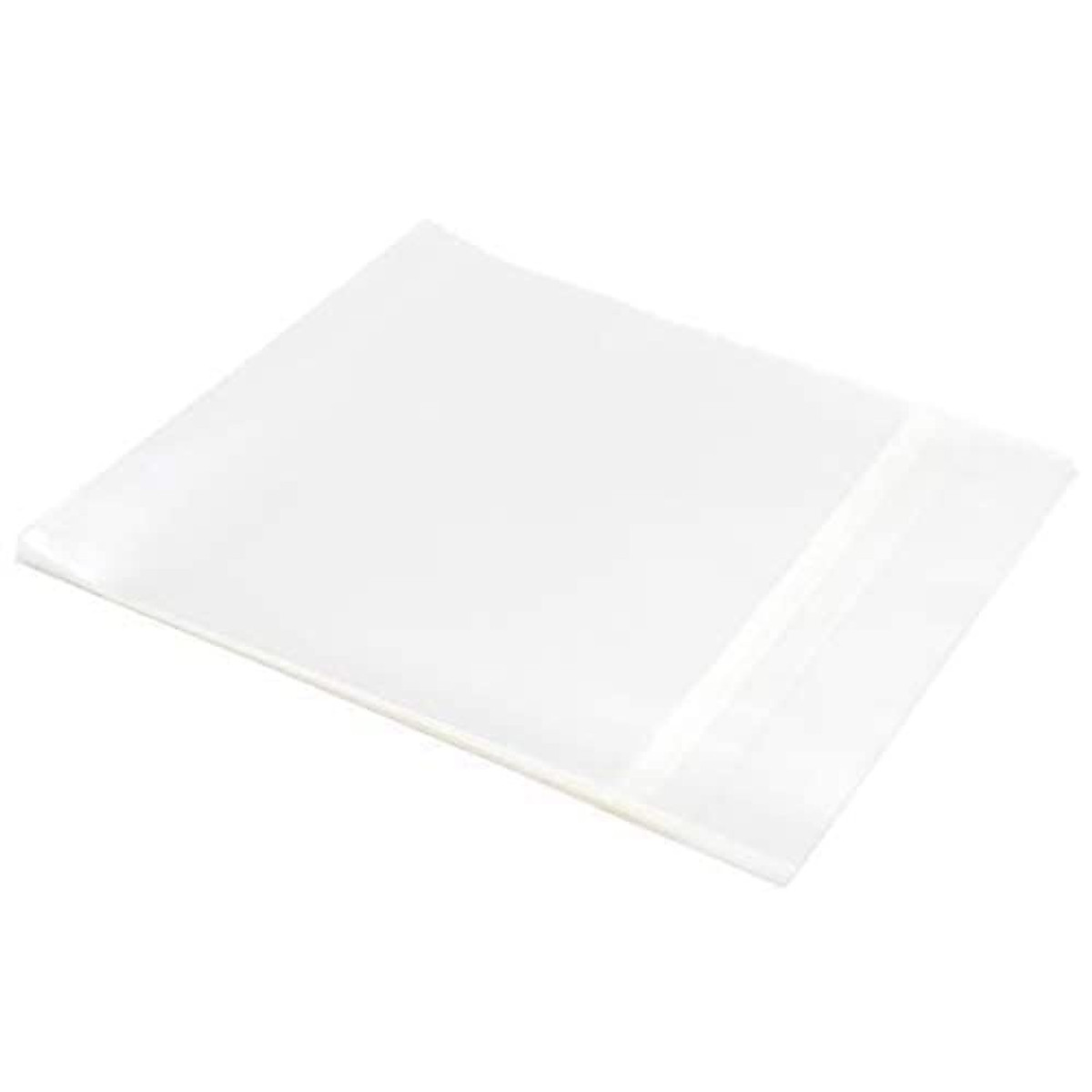 Resealable 4 Mil Plastic Vinyl Record Outer Sleeves for 10'' LP（Pack of 50）