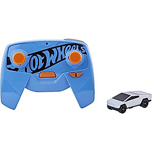 Hot Wheels RC 1:64 Scale Rechargeable Radio-Controlled Racing Cars for On- Or Off-Track Play, Includes Car, Controller & Adapter for Kids 5 Years Old & Up