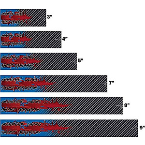 White Water Archery Laminated Silent Assassin Blue Carbon Fiber Fade 2 Arrow Wraps 15 Pc Pack Choose Length Width (4.75)