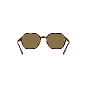 Ray-Ban RB4361 Round Sunglasses, Havana/Dark Brown, 52 mm