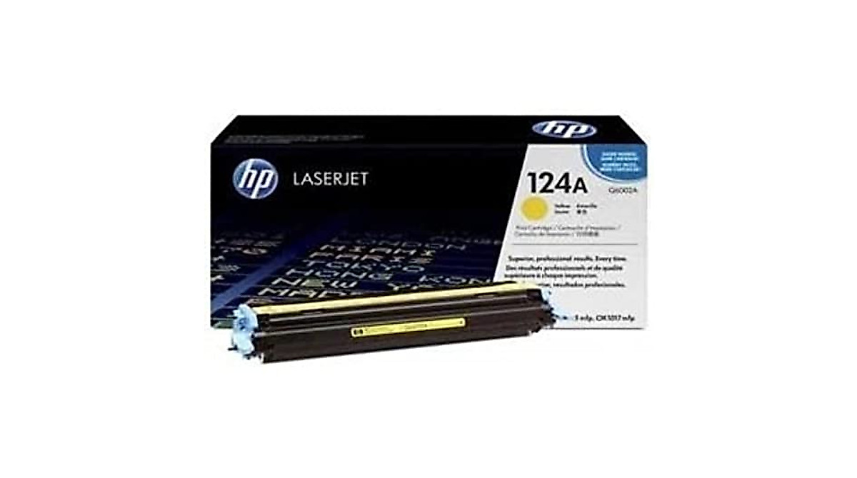 HP 124A Toner Cartridge - High-Quality Yellow Printing