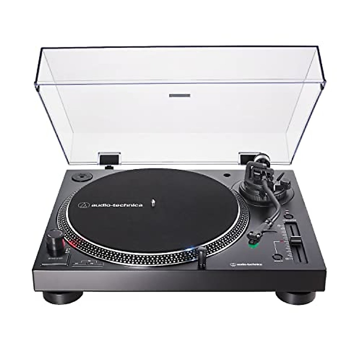 Audio-Technica AT-LP120XUSB-BK Direct-Drive Turntable (Analog & USB), Fully Manual, Hi-Fi, 3 Speed, Convert Vinyl to Digital, Anti-Skate and Variable Pitch Control Black