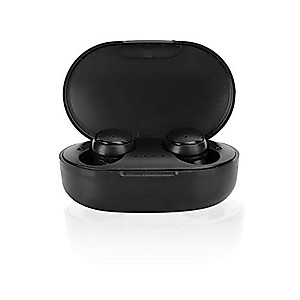 fosa1 True Wireless Earbud, Portable Mini Binaural Call Stereo in Ear Headphones Built in Mic Noise Reduction with Charging Case Fit for Running Gym Outdoor