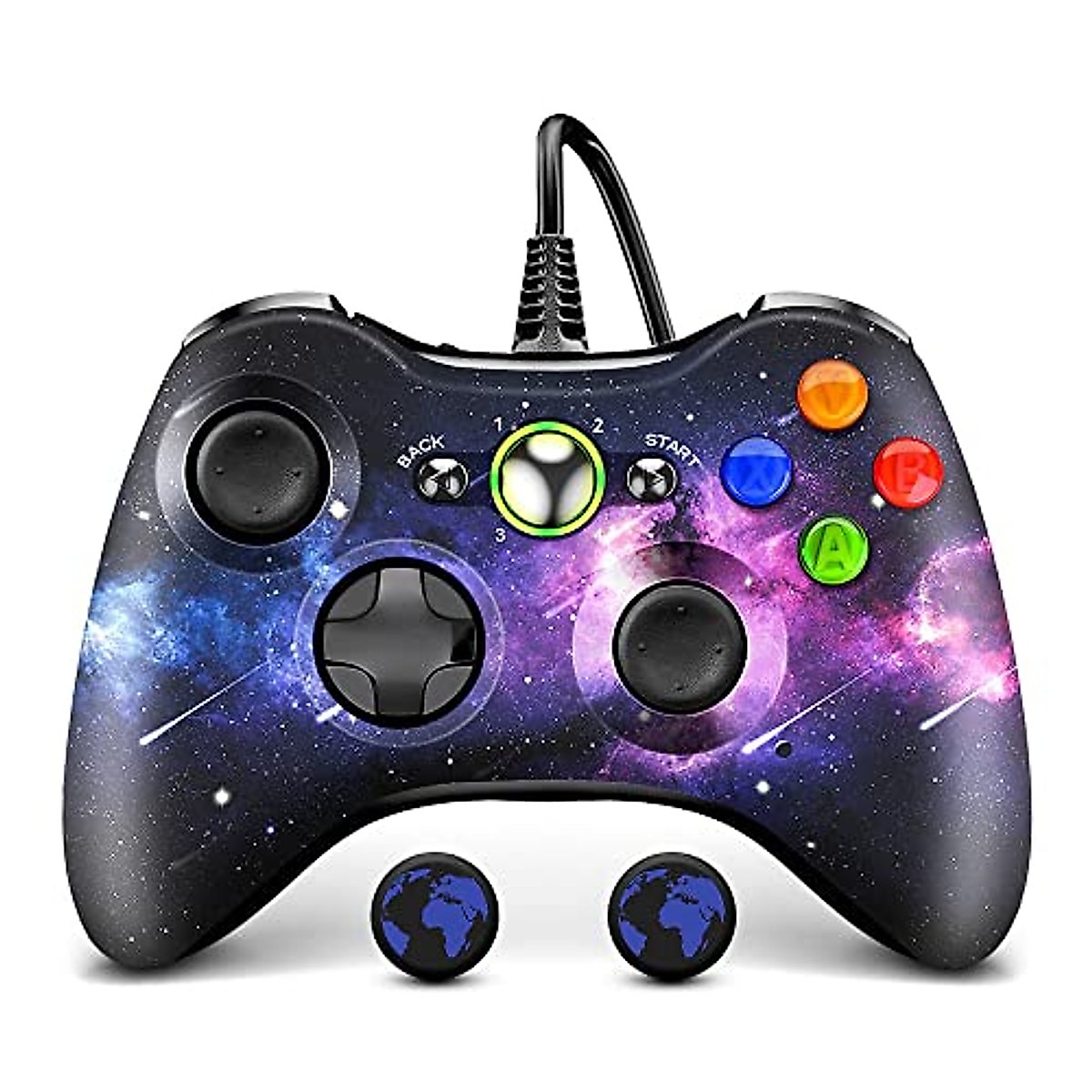 AceGamer Wired PC Controller for Xbox 360, Game Controller for Steam PC 360 with Dual-Vibration Compatible with Xbox 360 Slim and PC Windows 7,8,10,11
