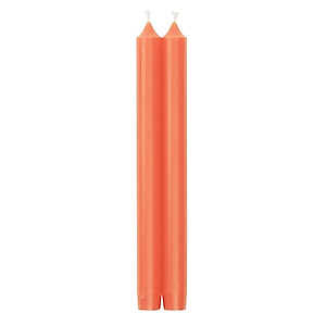 Caspari Coral Duet Candles - 2 Candles Per Package