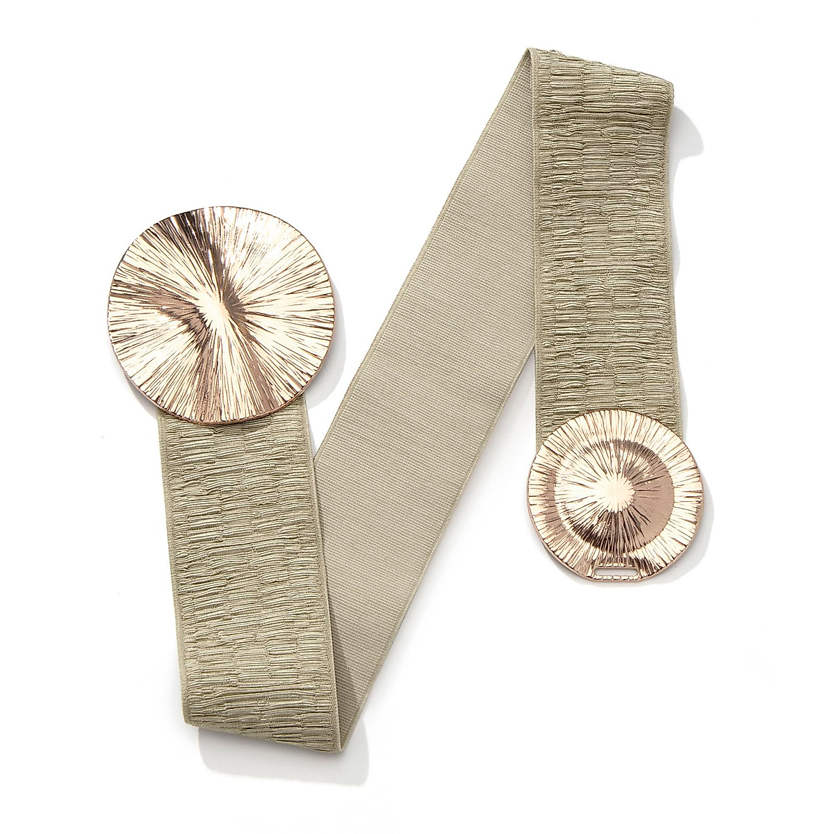 YooAi Womens Belts for Dress Wide Elastic Belt Fashion Stretchy Cinch Belt for Women Dresses Khaki M 28