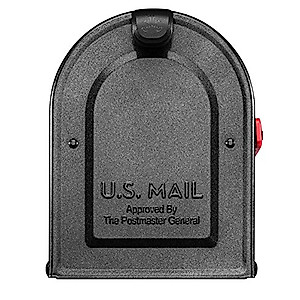 ARCHITECTURAL MAILBOXES 7600P-10 MB1 Mailbox, Medium, Pewter