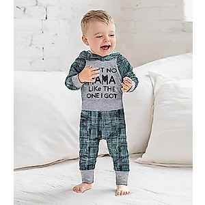 Von kilizo Baby Boy Clothes 6-9 Months AiN'T No Mama Like The One I Got Long Sleeve Hoodies Sweater Pant Sets Infant Baby Boy Outfits 6-9 Months