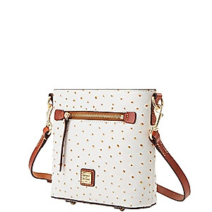 Dooney & Bourke Ostrich Small Zip Crossbody Shoulder Bag