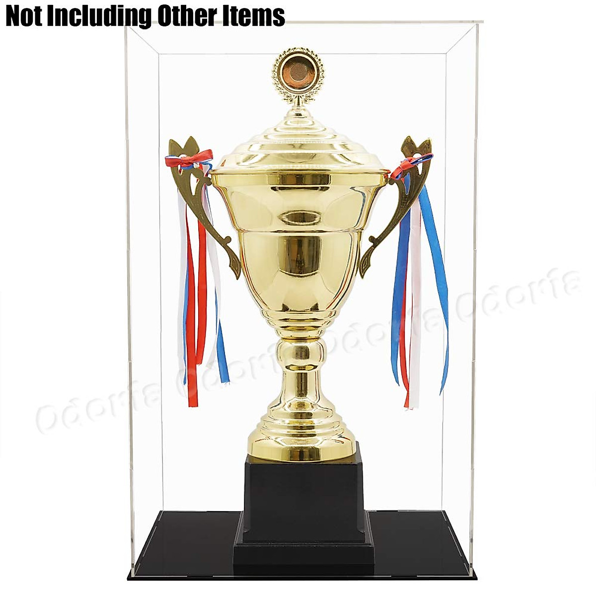 Odoria Clear Acrylic Assembly Required Display Box Case 20" High Figure Display Dustproof