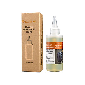 Bonsaii Paper Shredder Lubricant Oil for Home Tools, Extension Nozzle, 4 oz Bottle