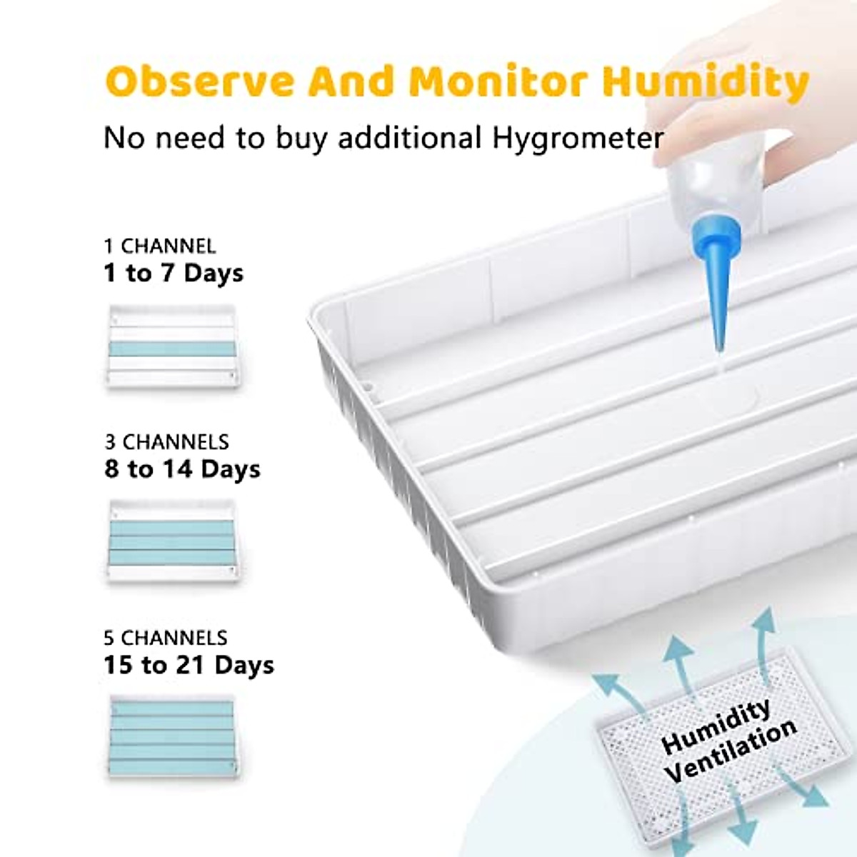 Apdoe Egg Incubator Clear View, Automatic Egg Turner, Temperature Humidity Control, Egg Candler, Poultry Egg Incubator for Hatching 12-15 Chicken Eggs, 35 Quail Eggs, 9 Duck Eggs, Turkey Goose Birds
