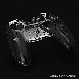 PS5コントローラ用保護カバー『クリスタルカバー5(クリアブラック)』 - PS5