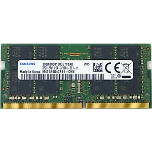 32GB DDR4 3200MHz PC4-25600 1.2V 2Rx8 260-Pin SODIMM Laptop RAM Memory Module M471A4G43AB1-CWE…