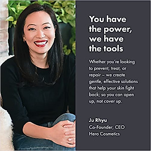 Rescue Balm +Red Correct Post-Blemish Recovery Cream from Hero Cosmetics - Intensive Nourishing and Calming for Dry, Red-Looking Skin After a Blemish - Dermatologist Tested and Vegan-Friendly (0.5 fl oz)