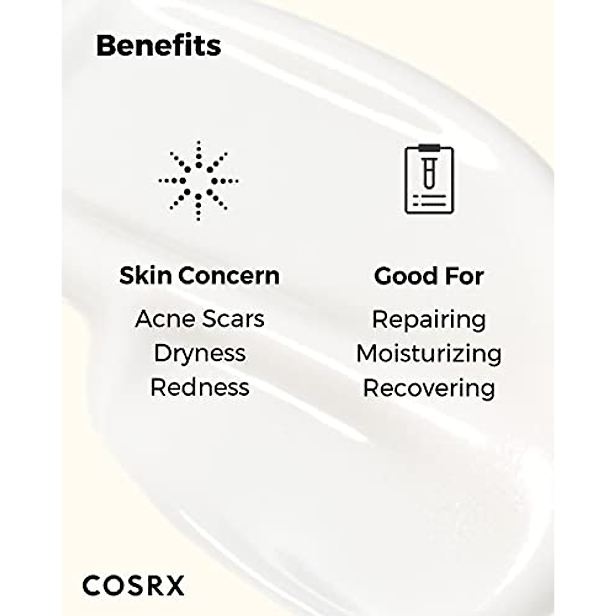 COSRX Snail Mucin 92% Repair Cream 3.52 oz, 100g, Daily Face Gel Moisturizer for Dry Skin, Acne-prone, Sensitive Skin, Not Tested on Animals, No Parabens, No Sulfates, No Phthalates, Korean Skincare