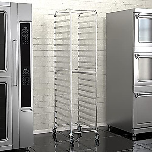 Krollen Industrial 20 Pan Aluminum Steam Table Pan Rack - Unassembled