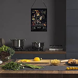 2023 Wall Calendar,Dark Forest Lunar Calendar 2023 Colorful Large Well Calendar with 12 Original Illustrations 12 Month Monthly,Suitable for Home Office Christmas Birthdays New Year Gift