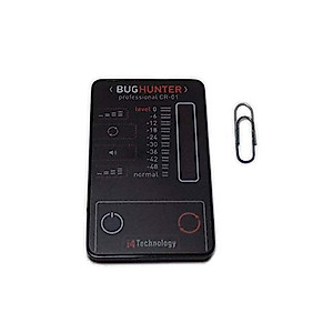 Anti-spy Bug Detector | Pocket RF Signal Detector | High Sensitive Spy Bug Sweeper | Search for GPS Tracker, Mobile Phones, Wi-Fi, 3G, 4G, GSM, Wireless Camera | i4Technology CR-01