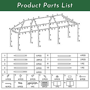 Doppy Outdoor Gazebo White Canopy, 10'x30' Outdoor Canopy Tent Heavy Duty Canopy Event Tent with Sidewalls Waterproof Sun Snow Rain Shelter Tent for Party Wedding Meeting, Camping